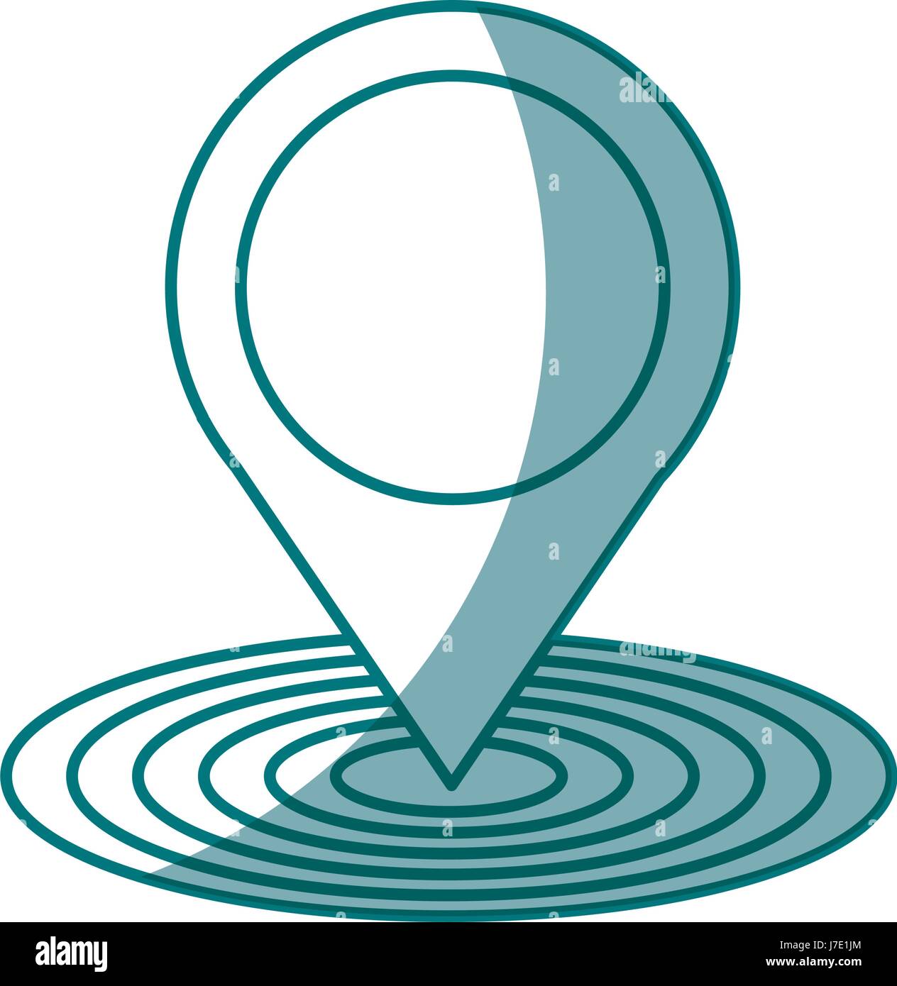 location pointer isolated icon Stock Vector Image & Art - Alamy