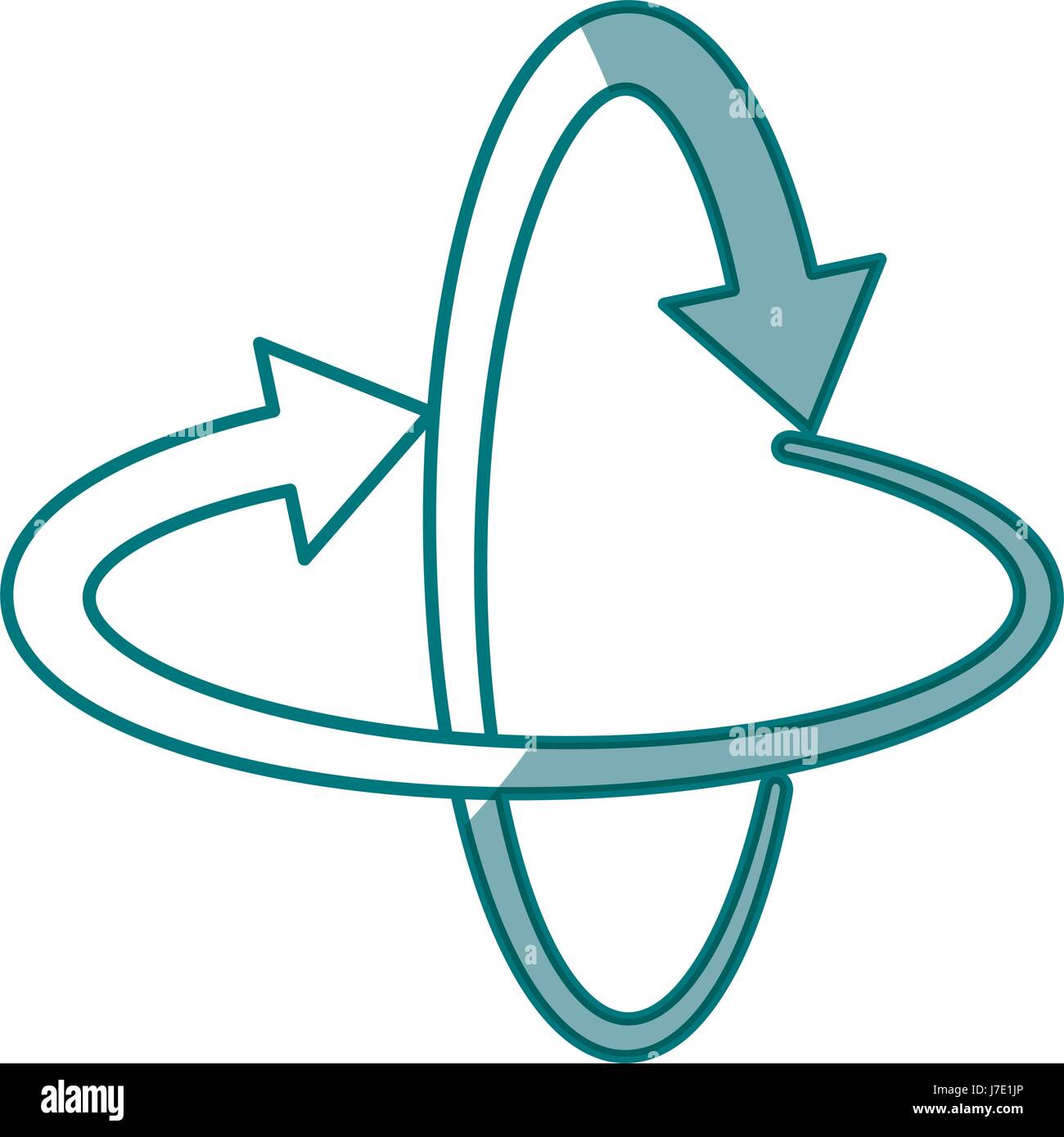 Arrows Around In All Directions Stock Vector Image And Art Alamy