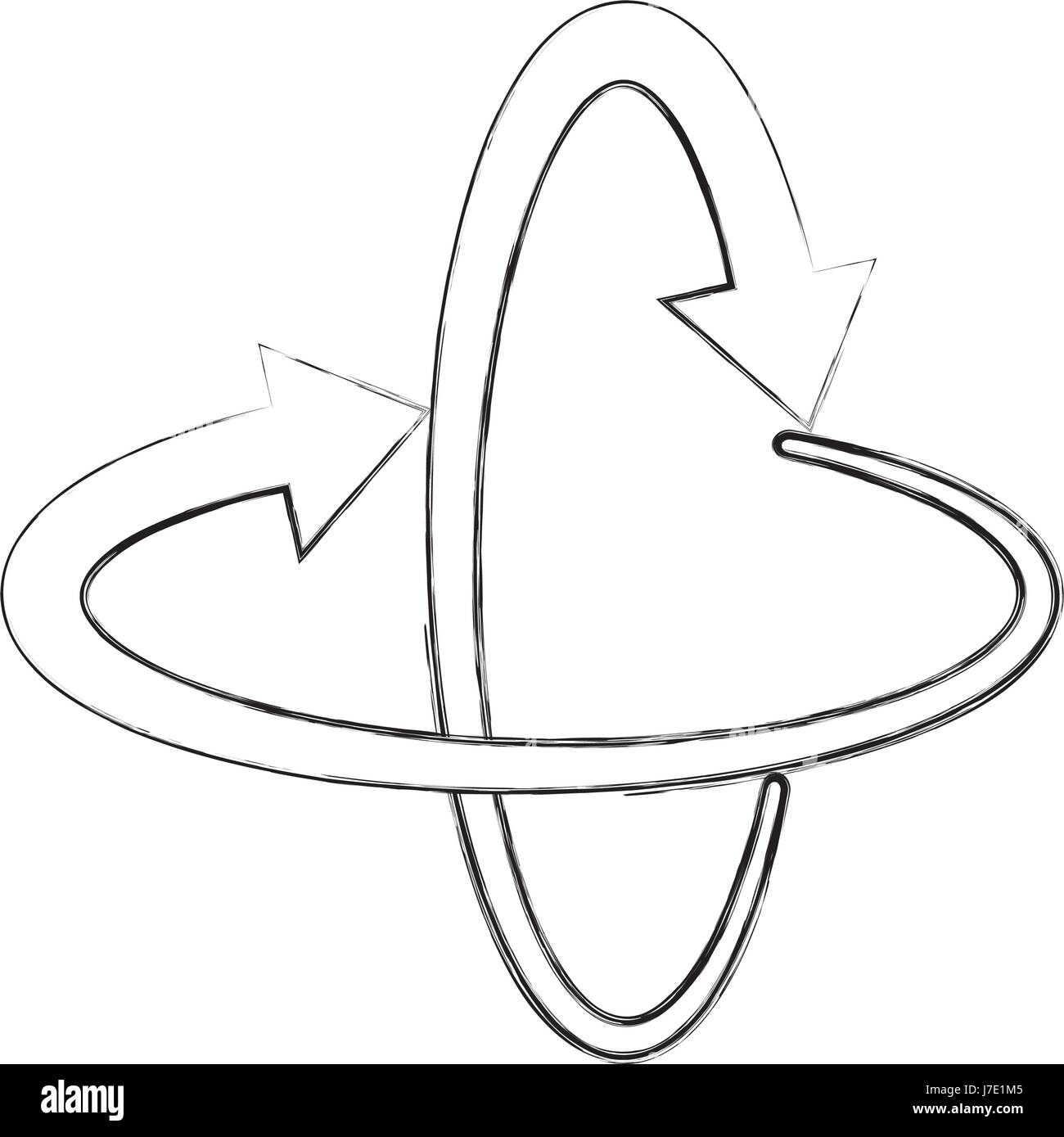 arrows around in all directions Stock Vector Image & Art - Alamy