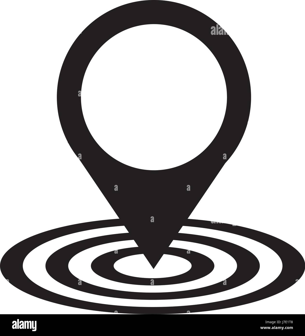 location pointer isolated icon Stock Vector Image & Art - Alamy