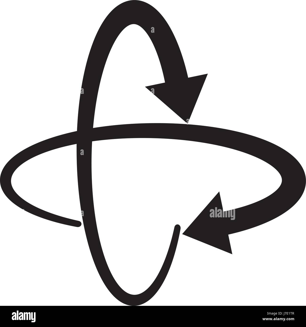 Arrows Around In All Directions Stock Vector Image And Art Alamy