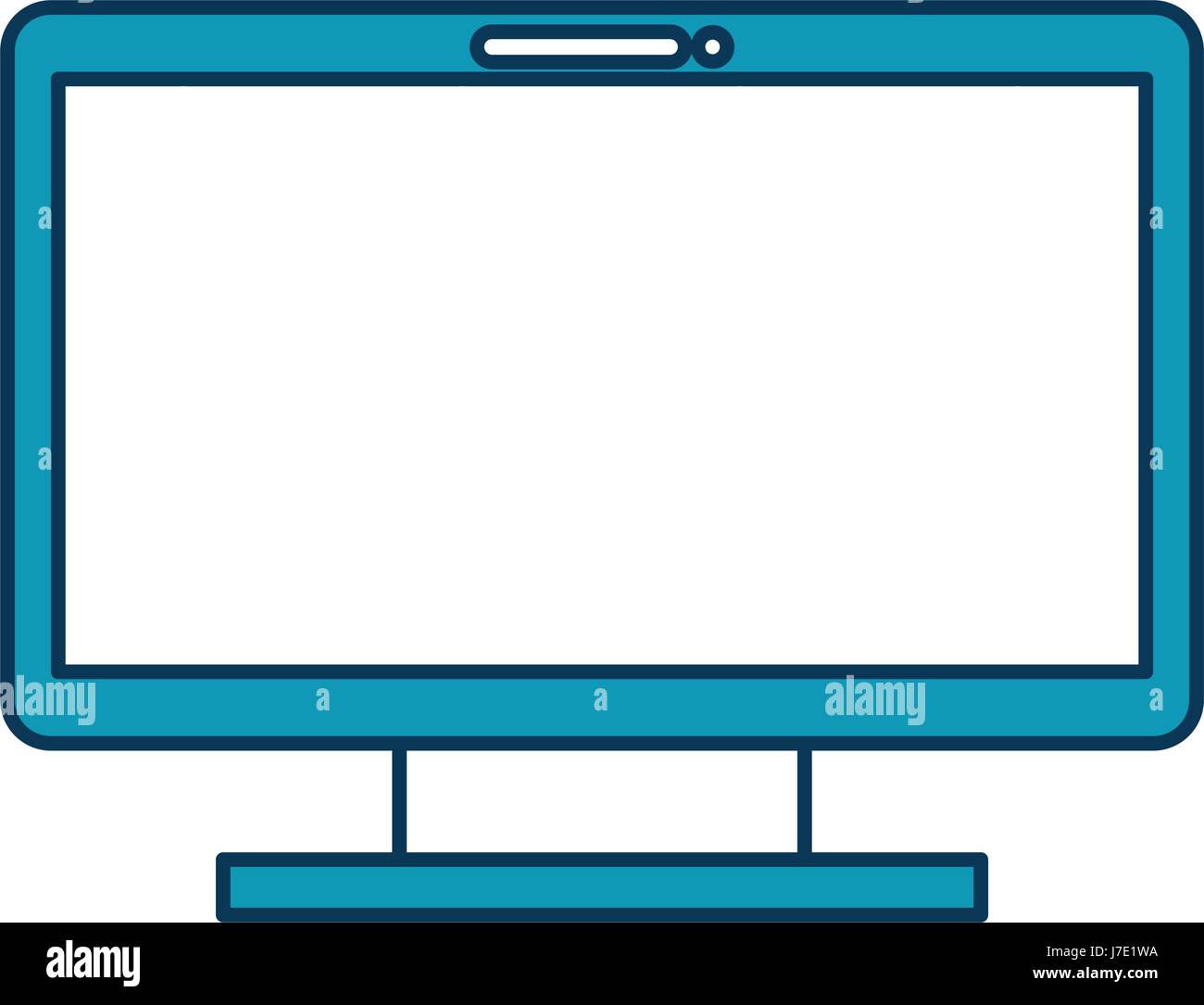 monitor computer isolated icon Stock Vector Image & Art - Alamy