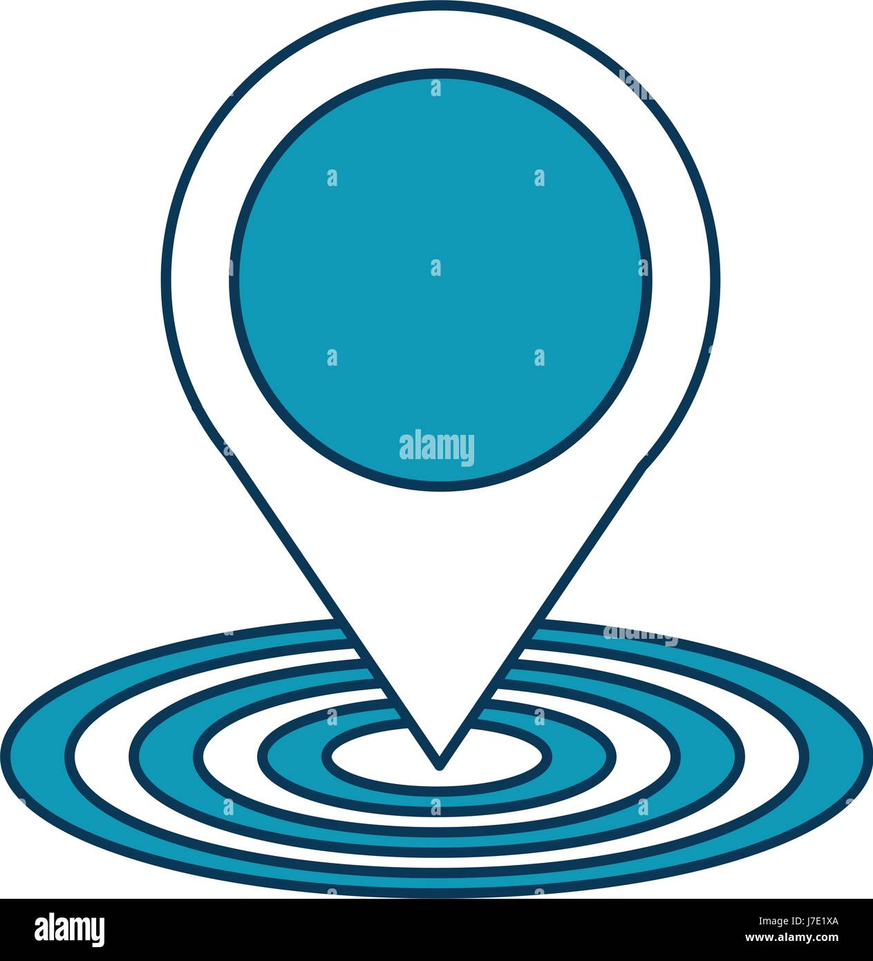 location pointer isolated icon Stock Vector Image & Art - Alamy