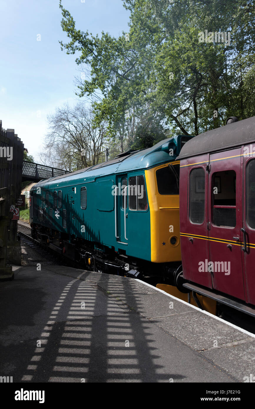 25059 at Haworth Station Stock Photo - Alamy