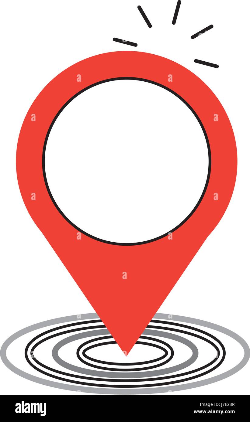 location pointer isolated icon Stock Vector Image & Art - Alamy