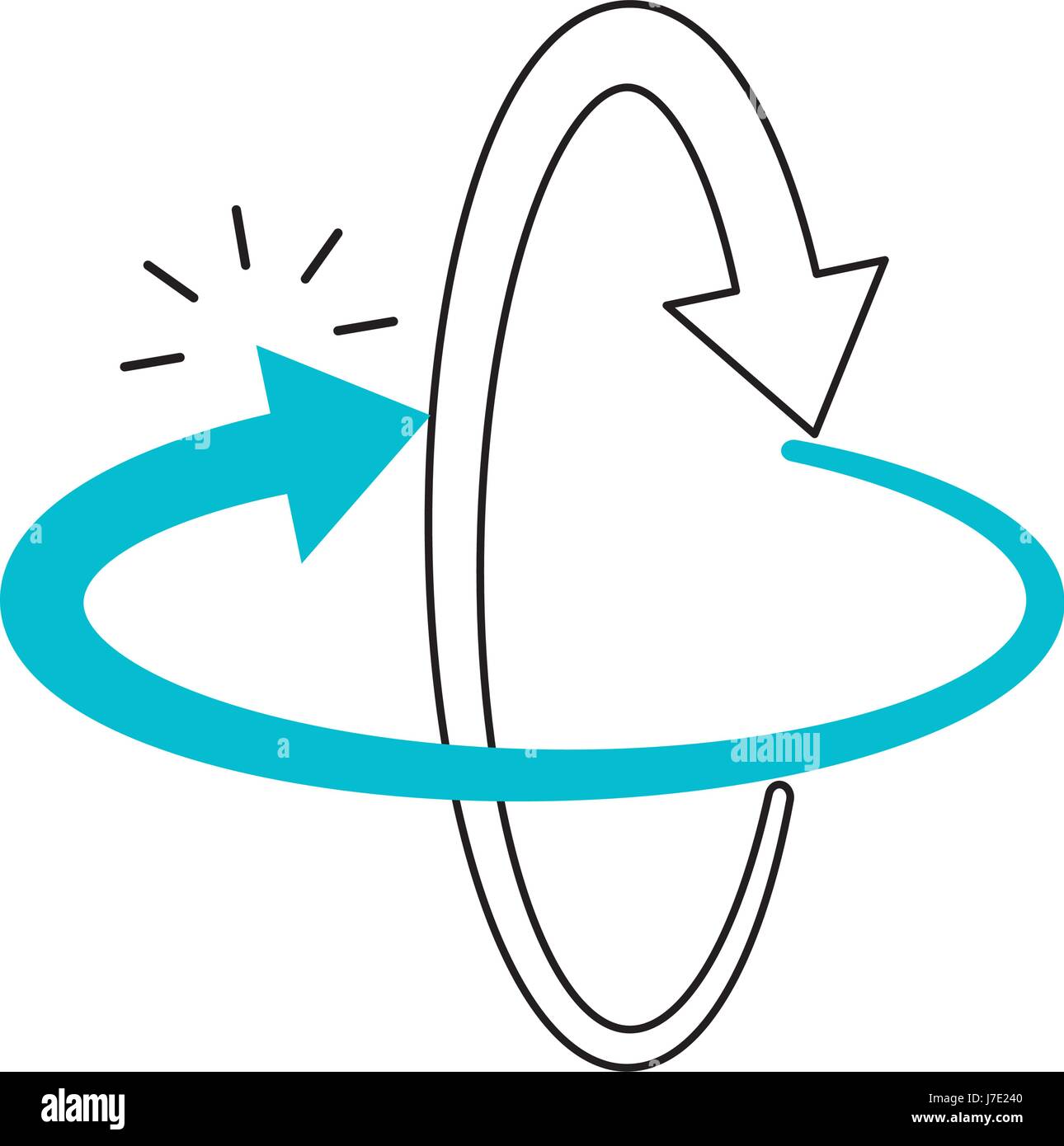 arrows around in all directions Stock Vector Image & Art - Alamy