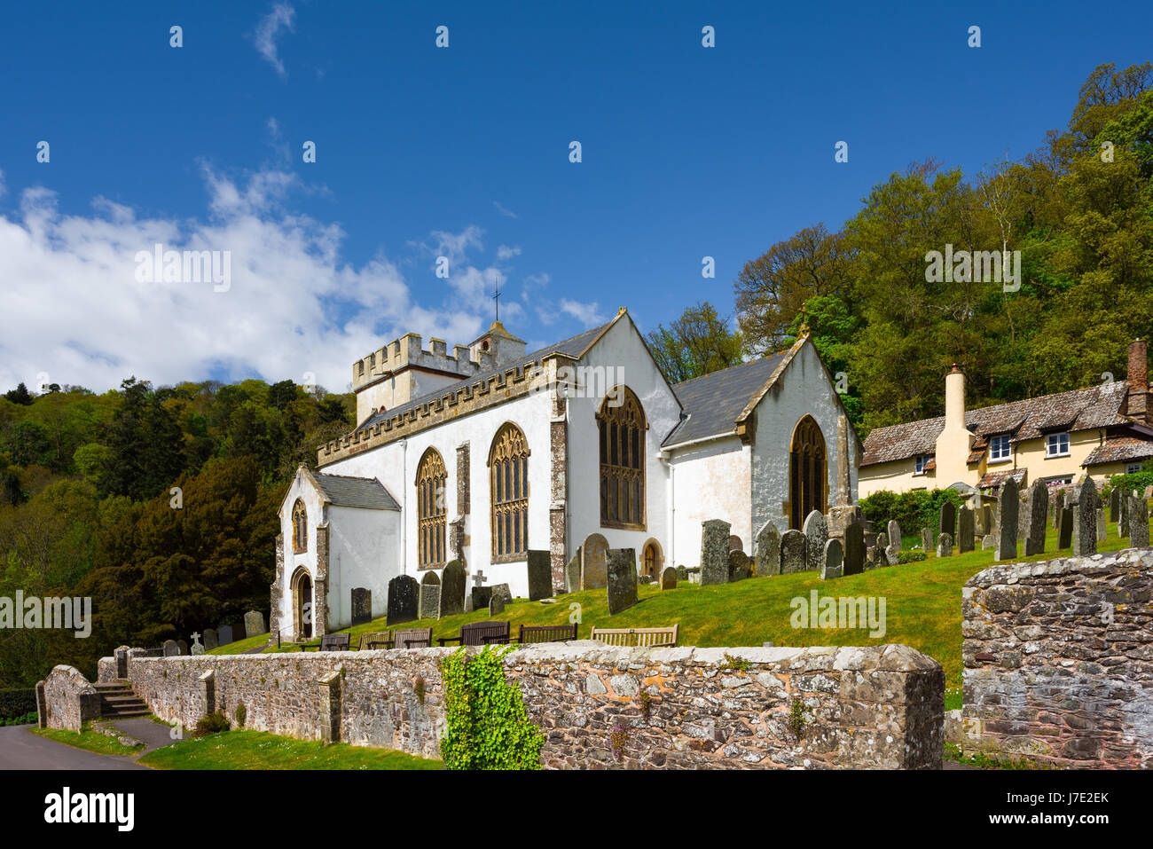 Selworthy somerset church hi-res stock photography and images - Alamy