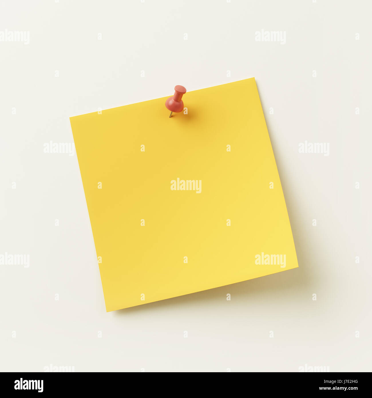 Blank yellow sticky note isolated on white background Stock Photo - Alamy
