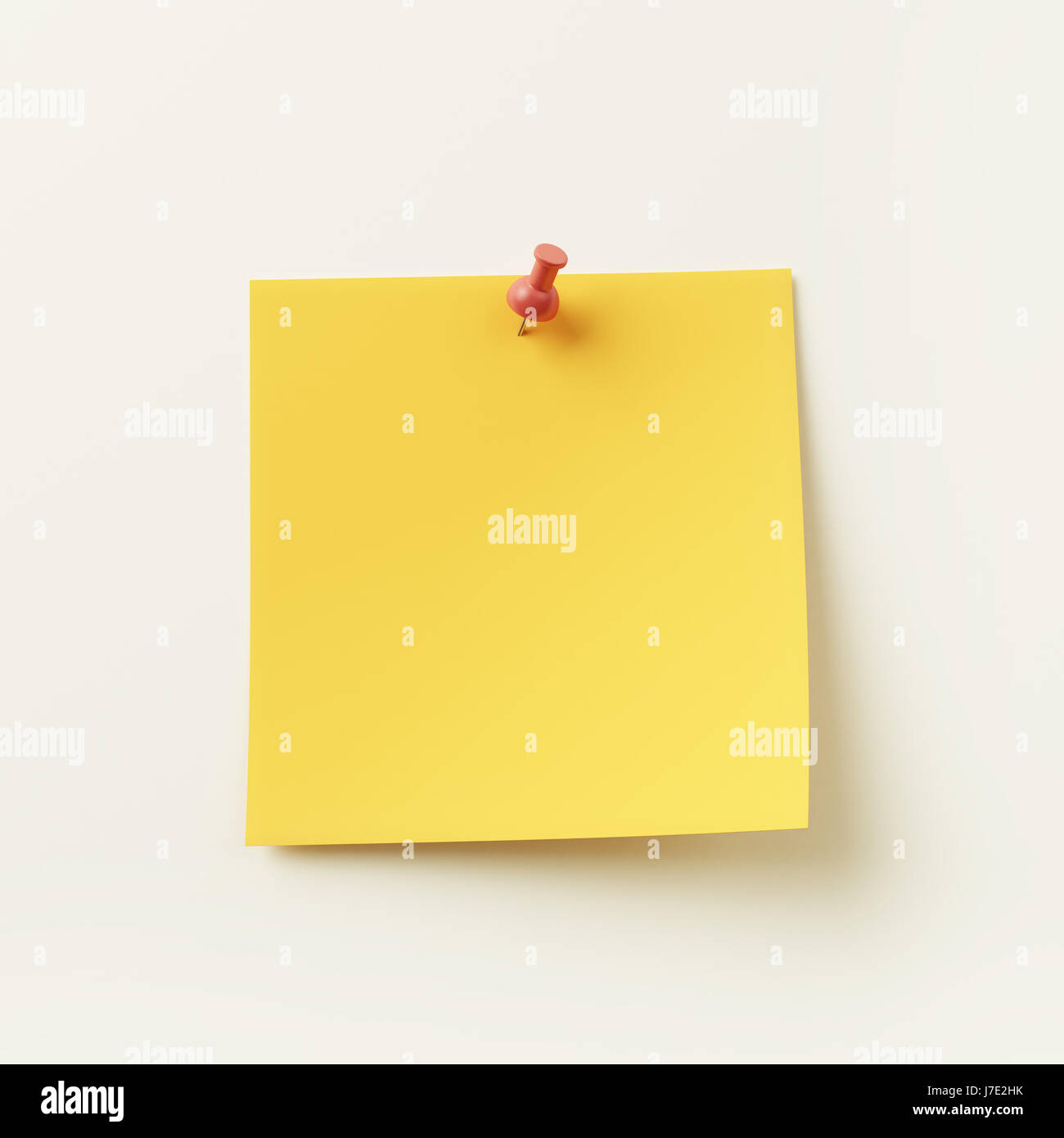 Blank yellow sticky note isolated on white background Stock Photo - Alamy