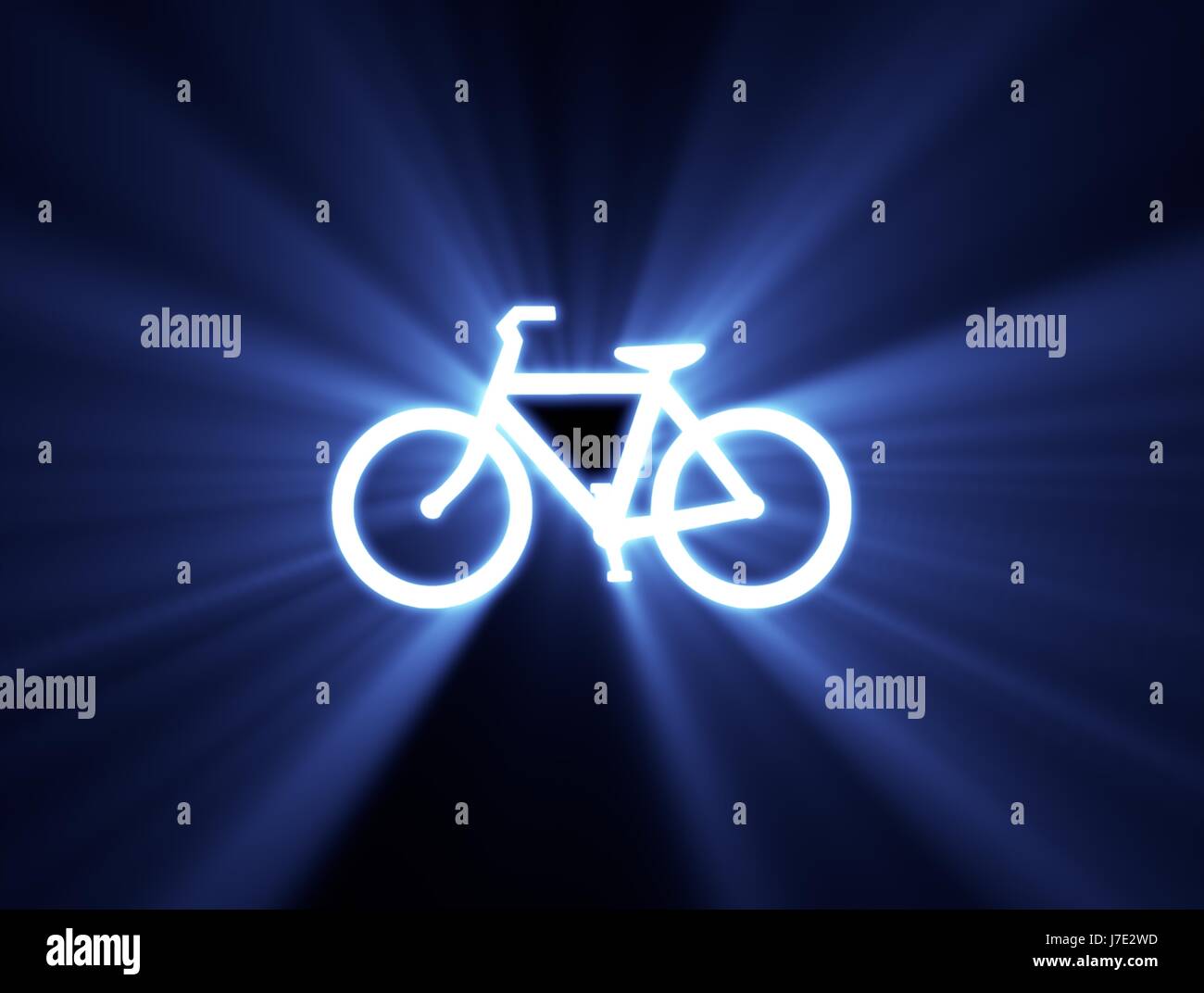 Shiny Sign on dark background Stock Photo - Alamy