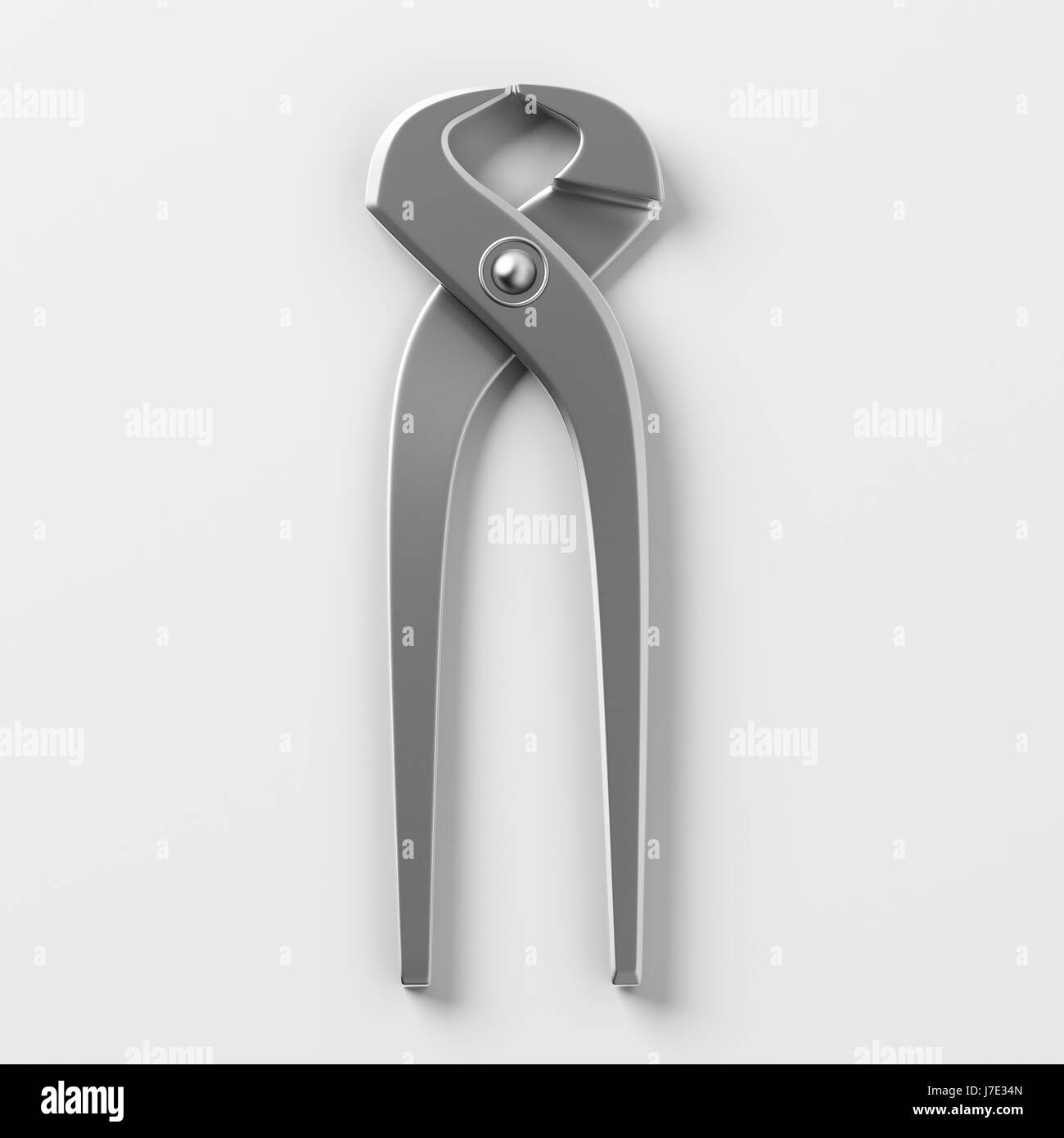 Metal Plier isolated on white background Stock Photo - Alamy