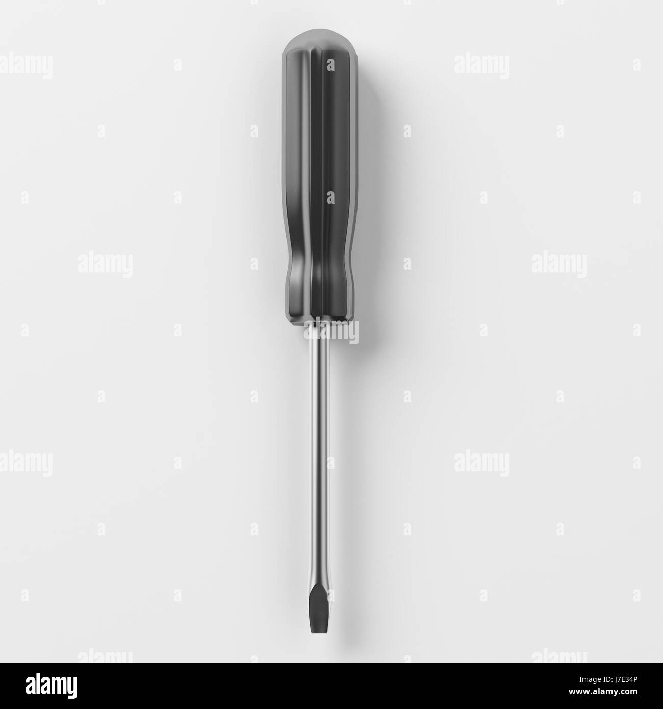 Metal Screwdriver isolated on white background Stock Photo - Alamy