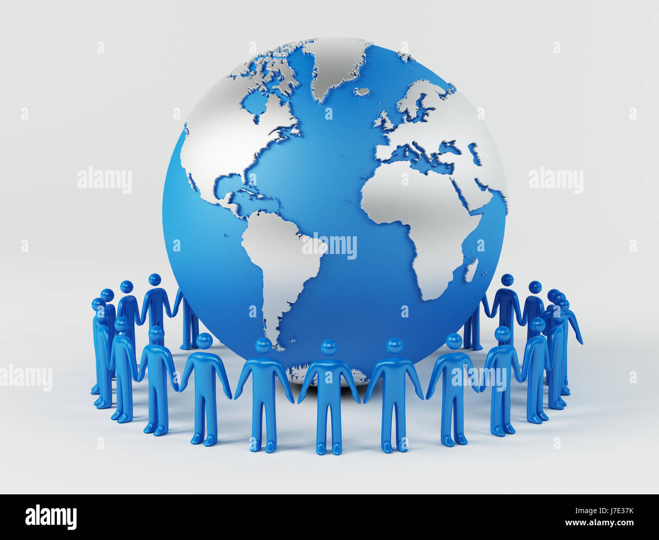 Global Network on white background Stock Photo - Alamy