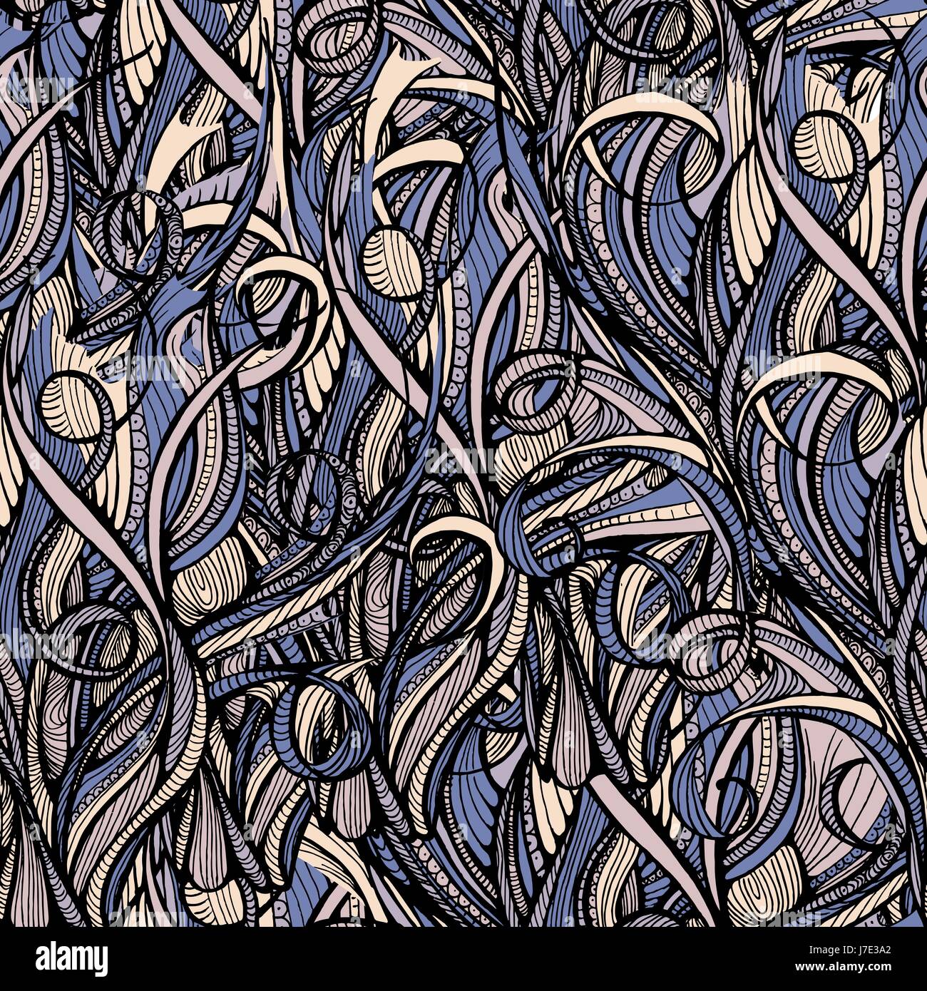 Doodle seamless Stock Vector Images - Alamy