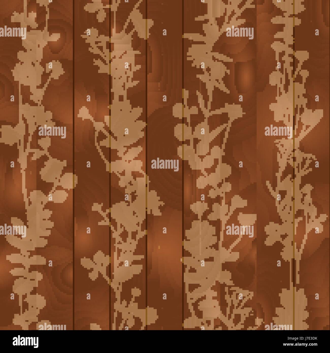 Autumn wooden background with berries Stock Vector Images - Alamy