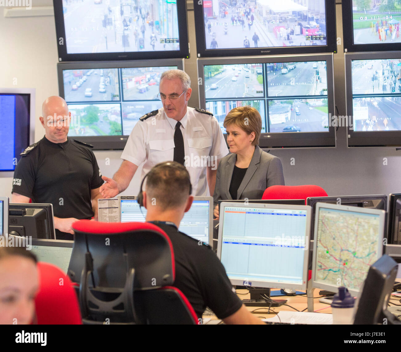 First Minister Nicola Sturgeon with Chief Constable Phil Gormley ...