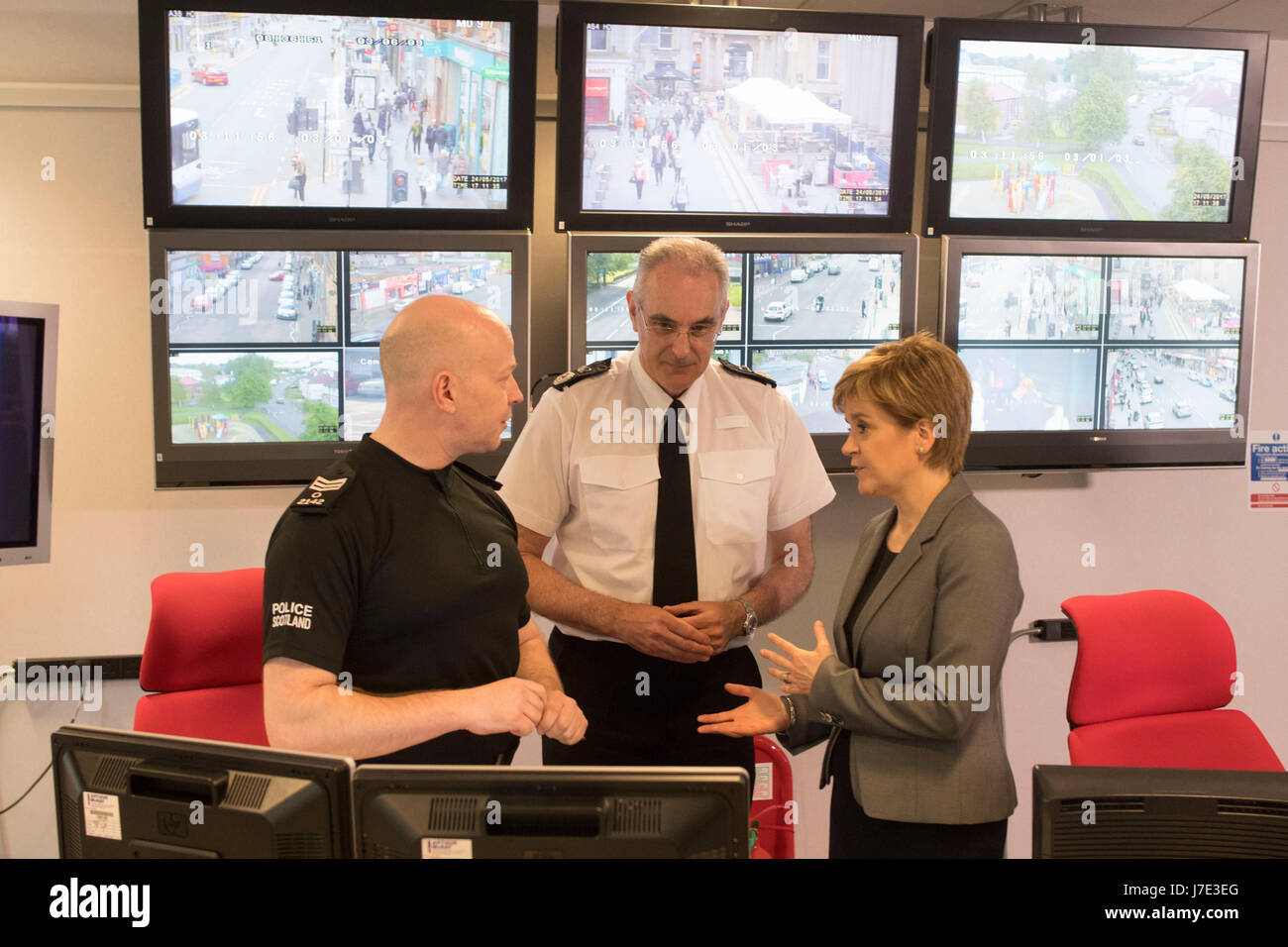 First Minister Nicola Sturgeon with Chief Constable Phil Gormley ...