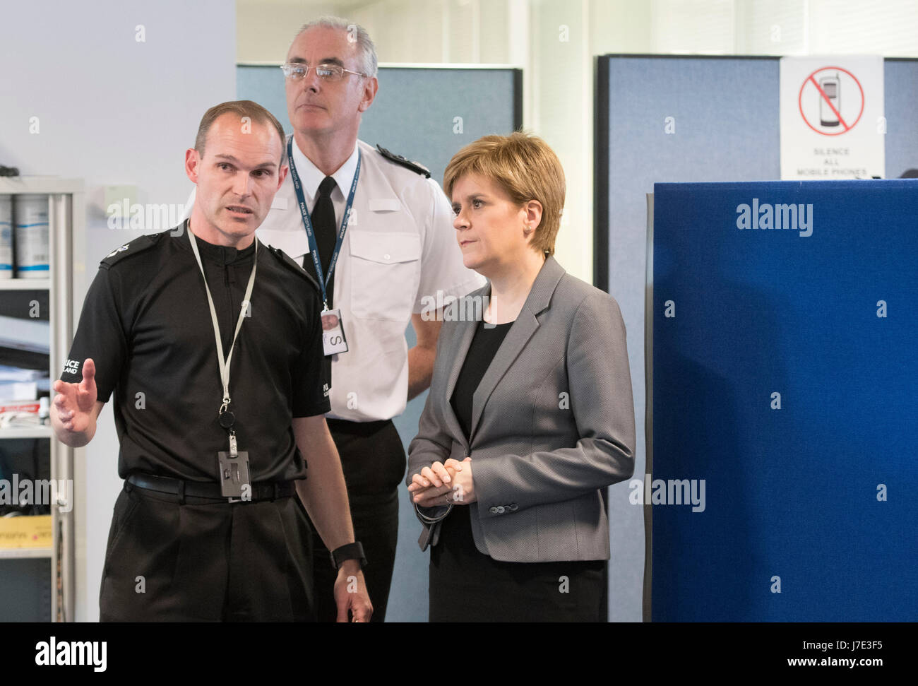 First Minister Nicola Sturgeon with Chief Constable Phil Gormley ...