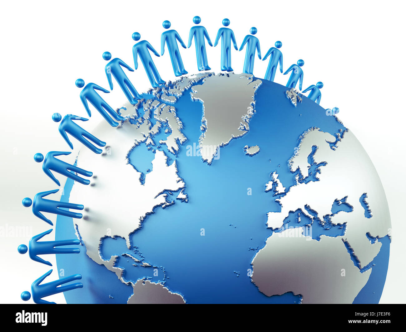 Global Communication concept isolated on white background Stock Photo ...