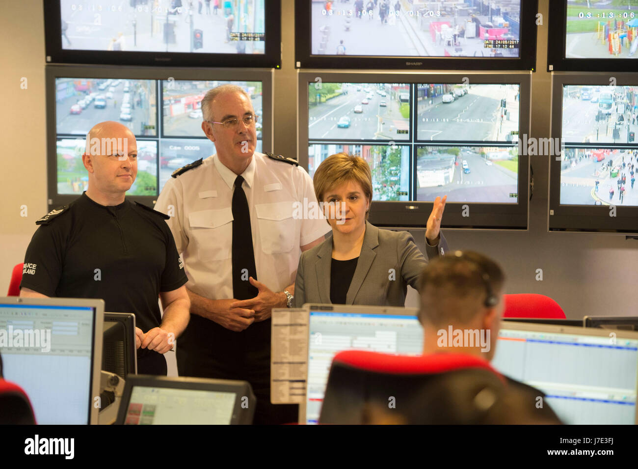First Minister Nicola Sturgeon with Chief Constable Phil Gormley ...