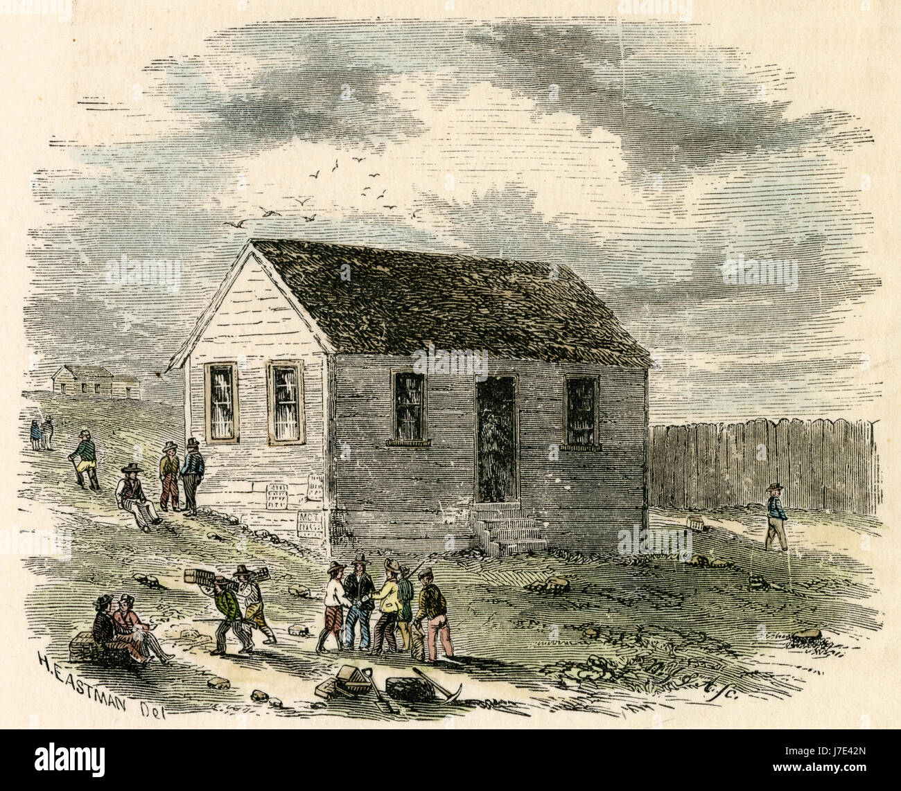 School House Illustration