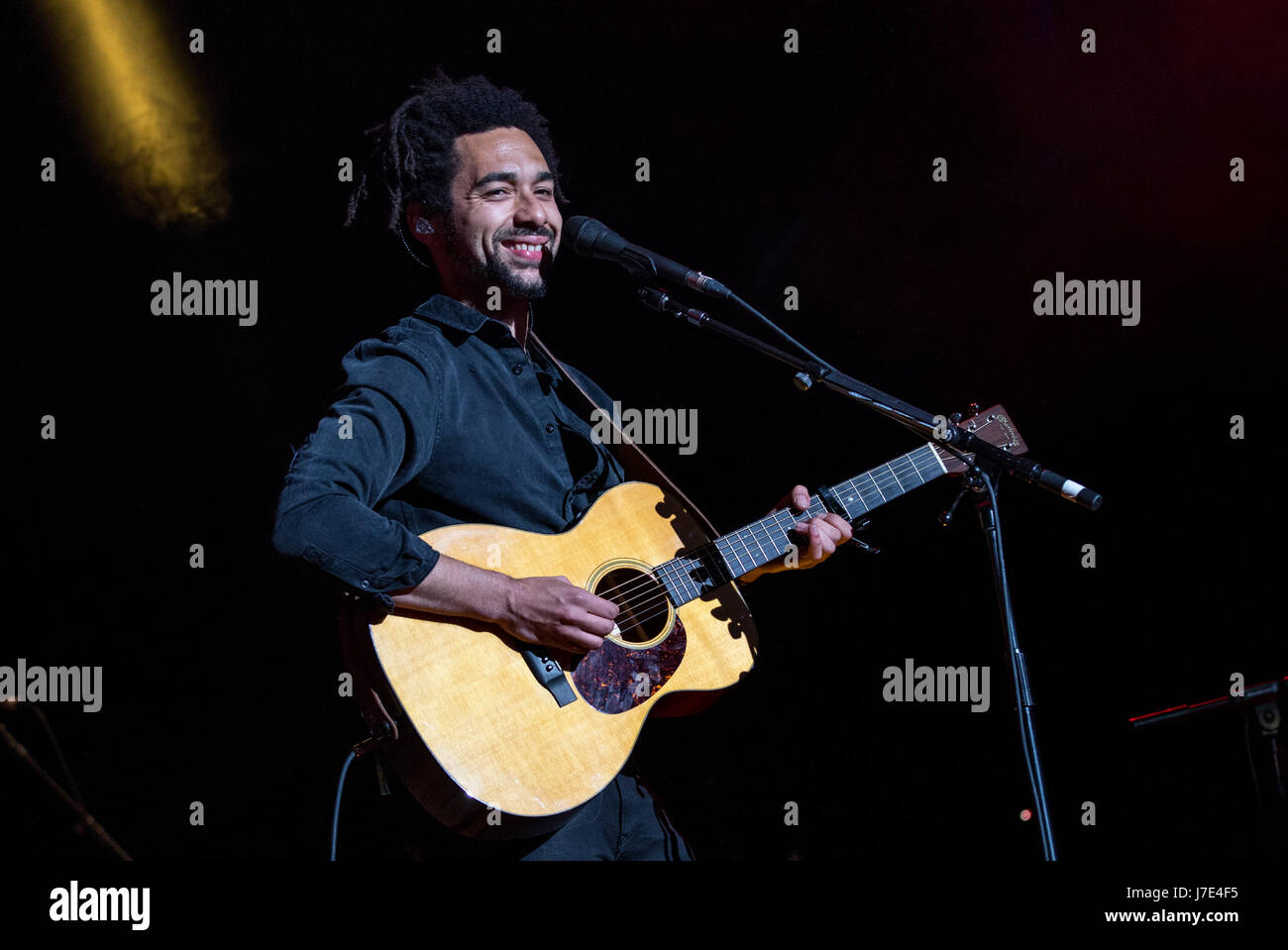 The Shires performing live onstage at a sold out show at the Pavilion ...