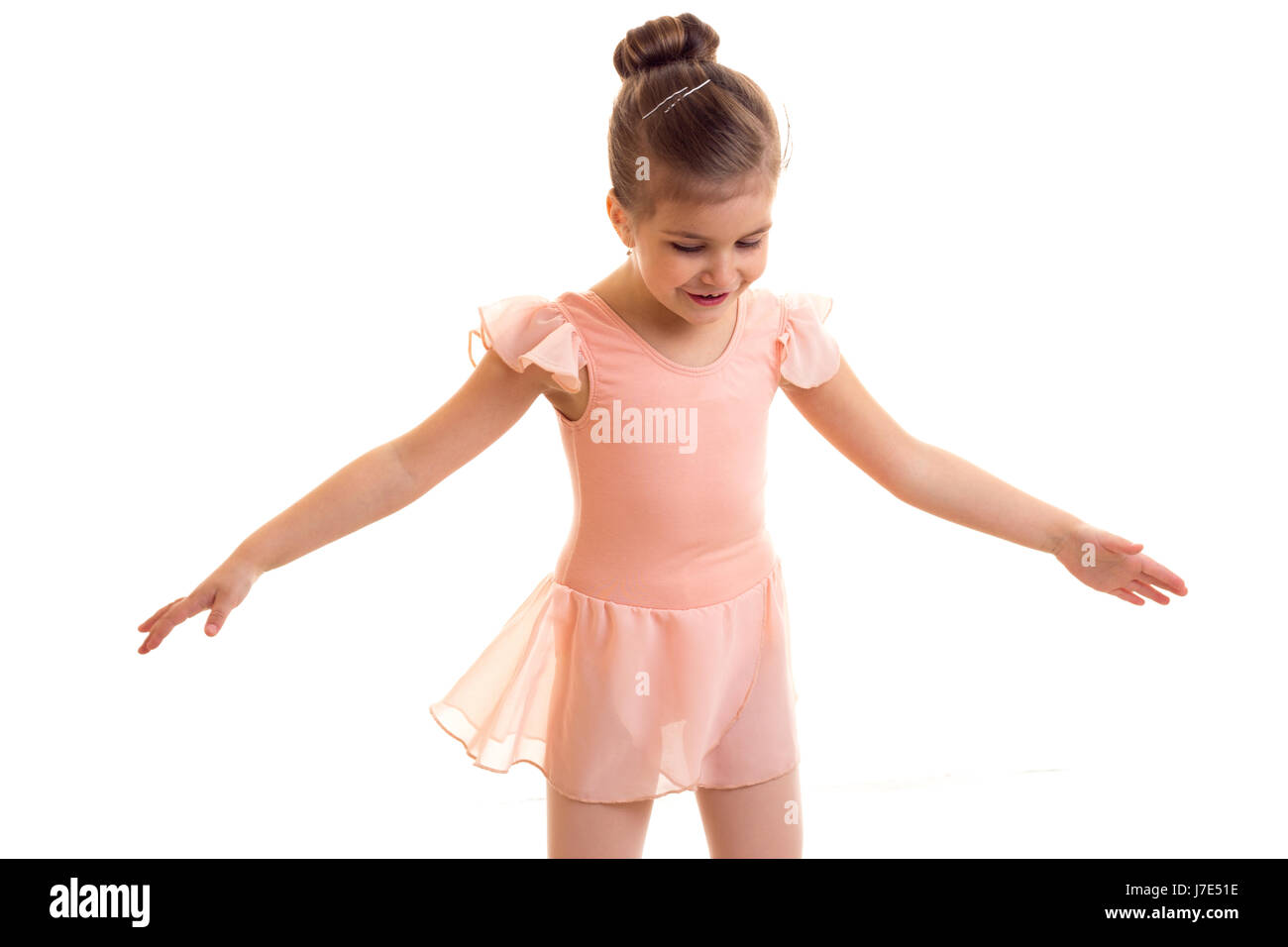 Little girl dancing Stock Photo - Alamy