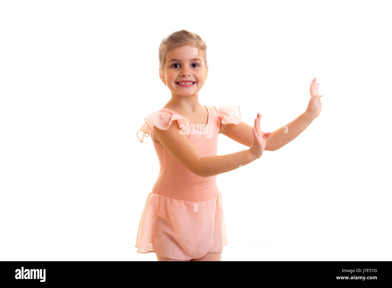 Little girl dancing Stock Photo - Alamy