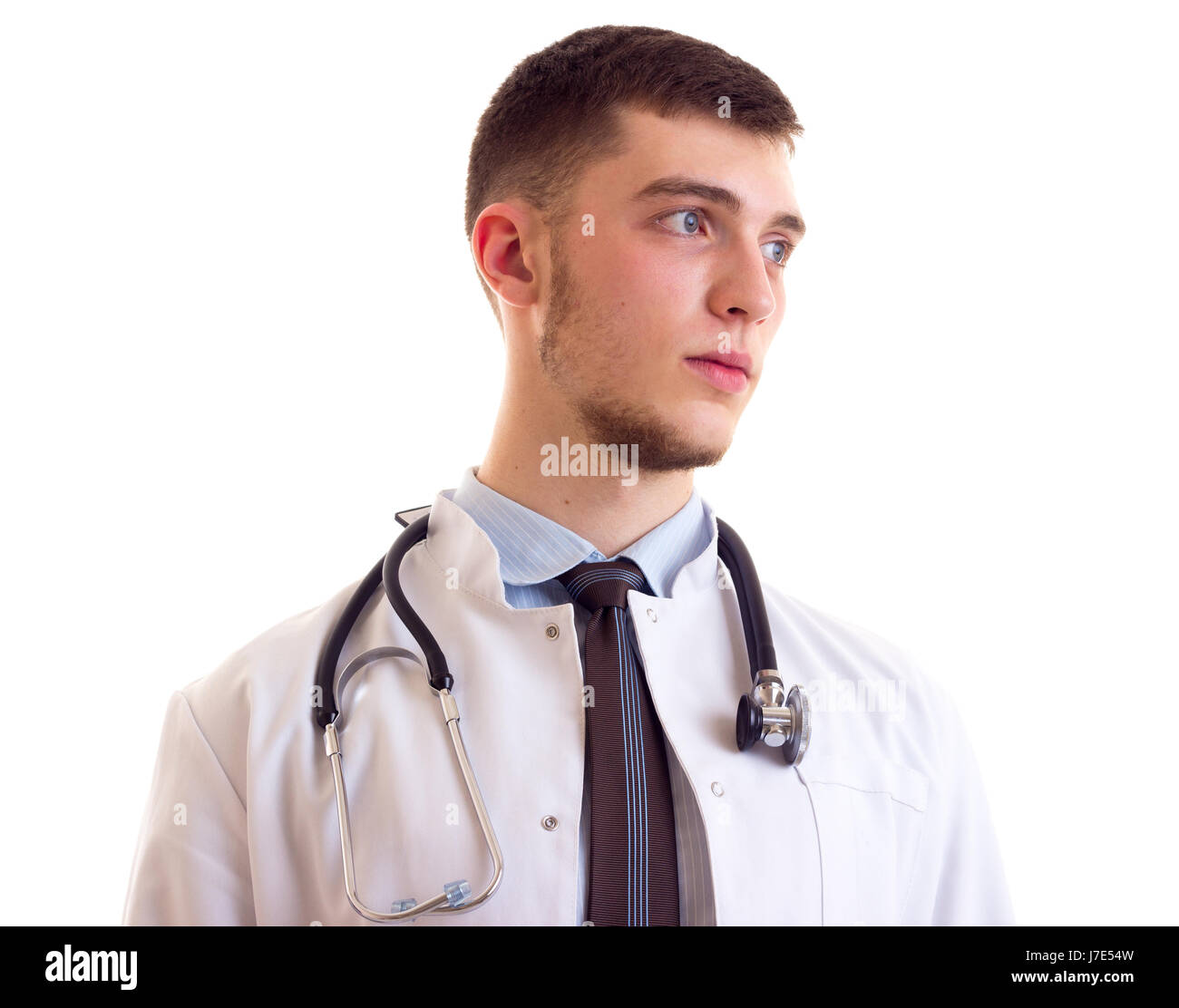 Young man in doctor gown Stock Photo - Alamy