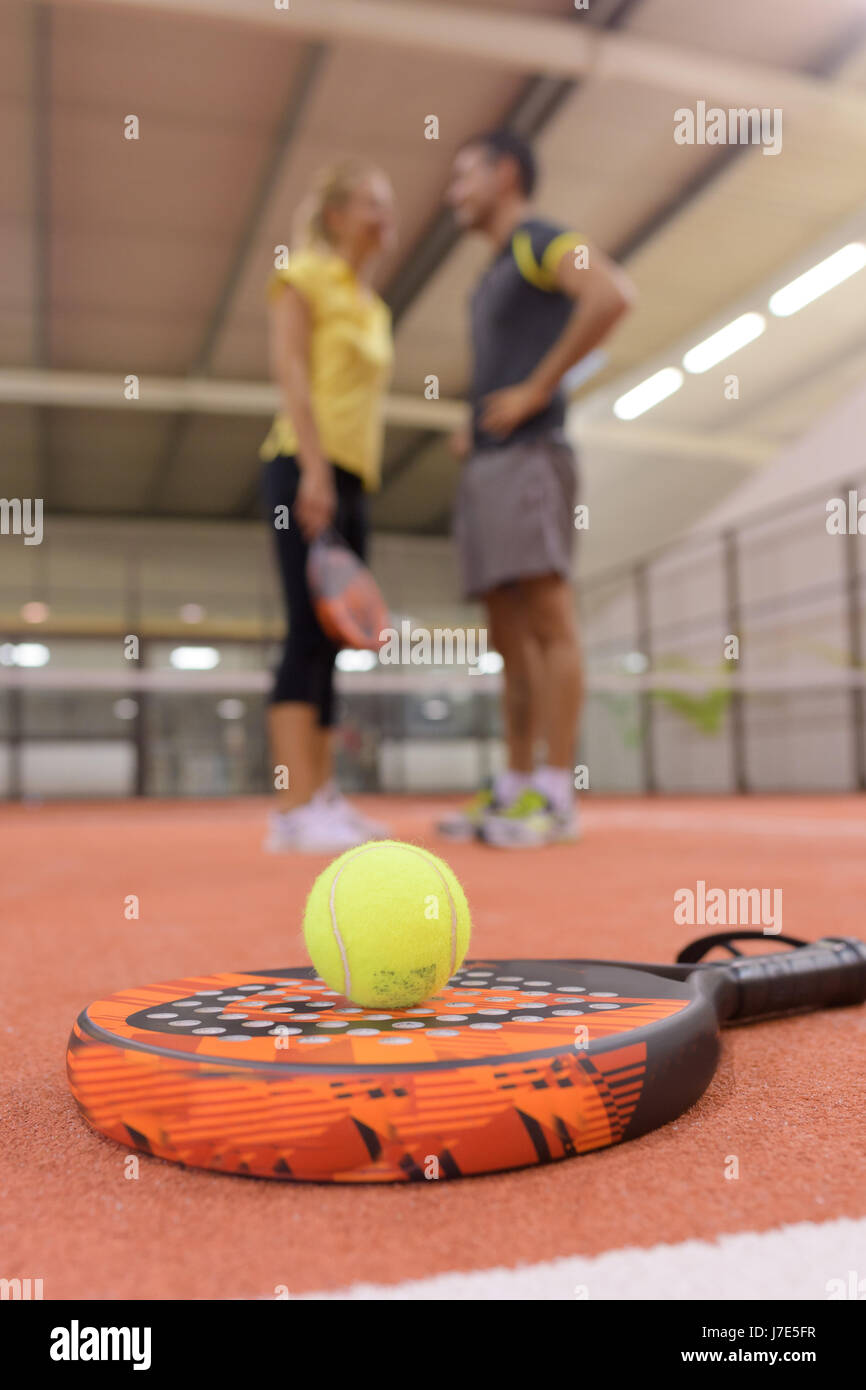 playing racket ball Stock Photo - Alamy
