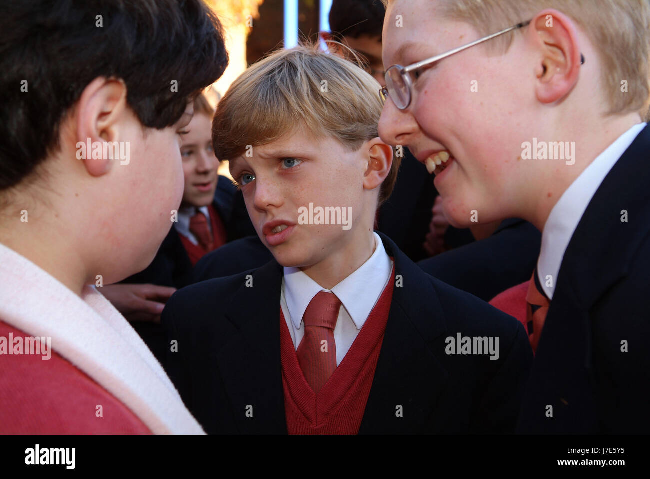 Abbey School, Tewkesbury with student Andrew Swait in choir practice in ...
