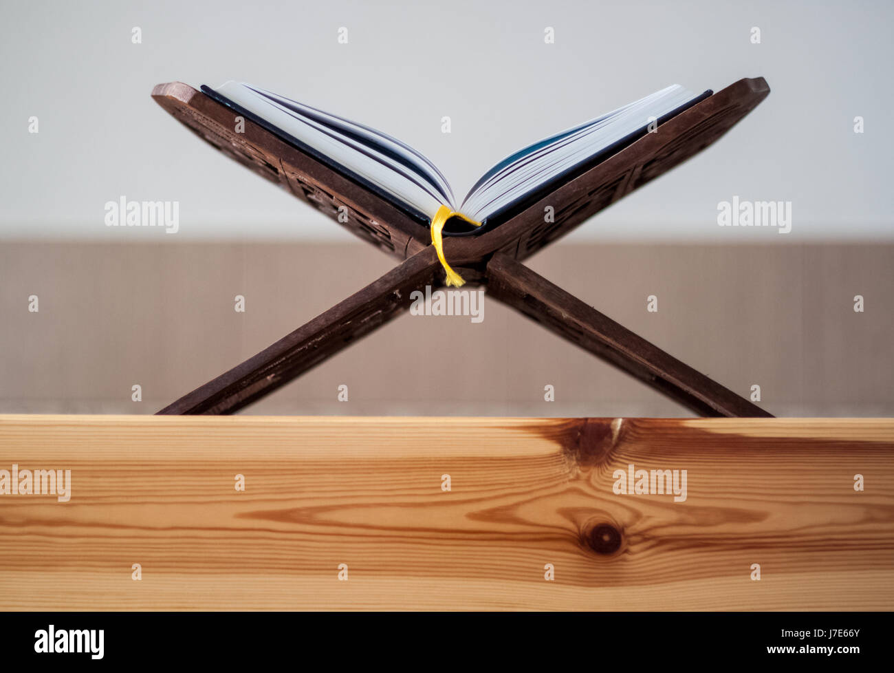 Quran open stand hi-res stock photography and images - Alamy
