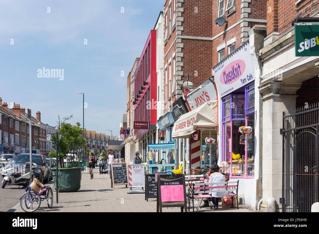 Southbourne Grove, Southbourne, Bournemouth, Dorset, England, United ...