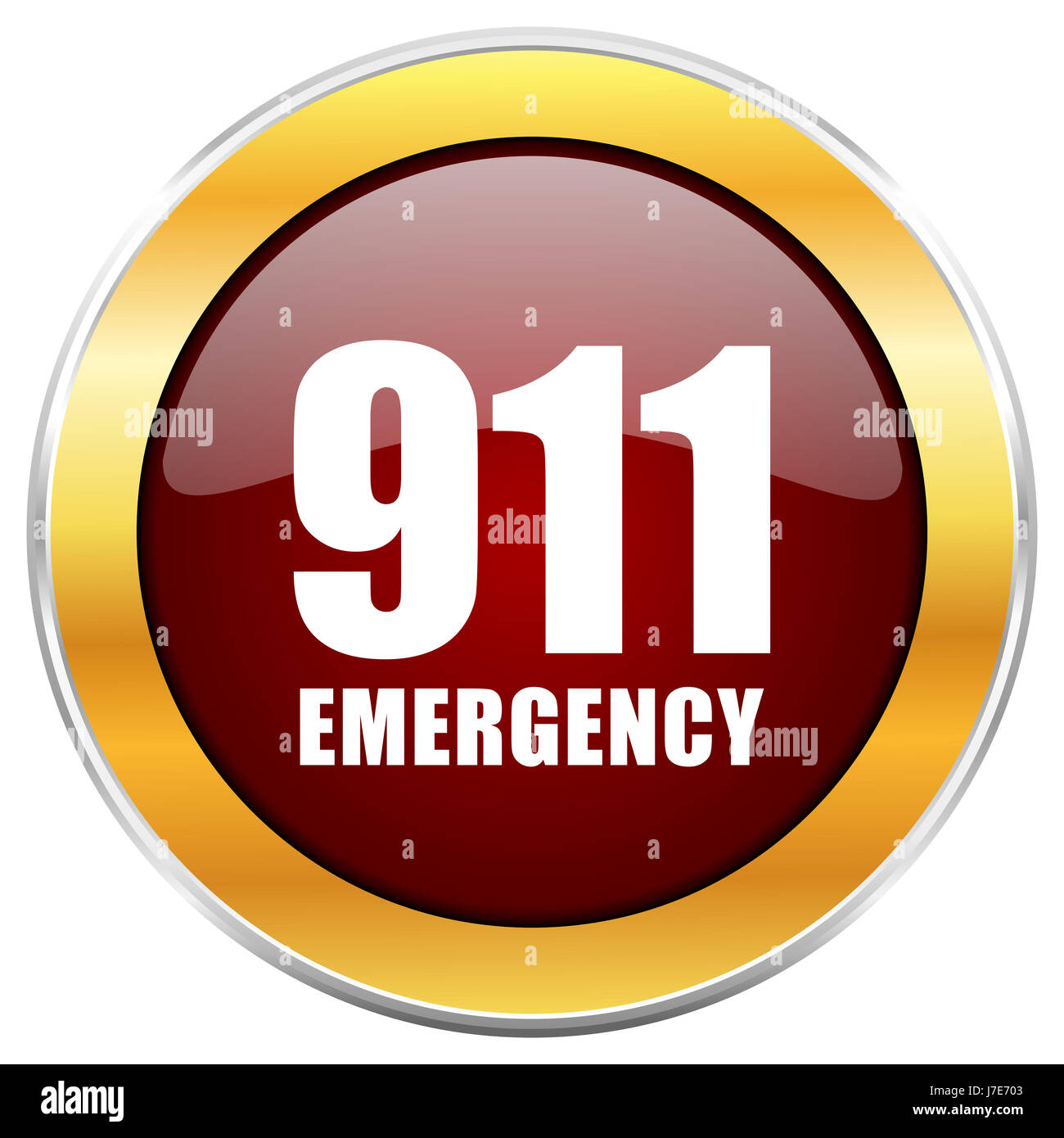 Number 911 icon hi-res stock photography and images - Alamy