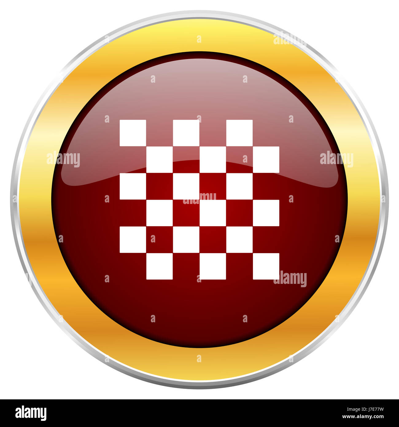Chess board on round Cut Out Stock Images & Pictures - Alamy