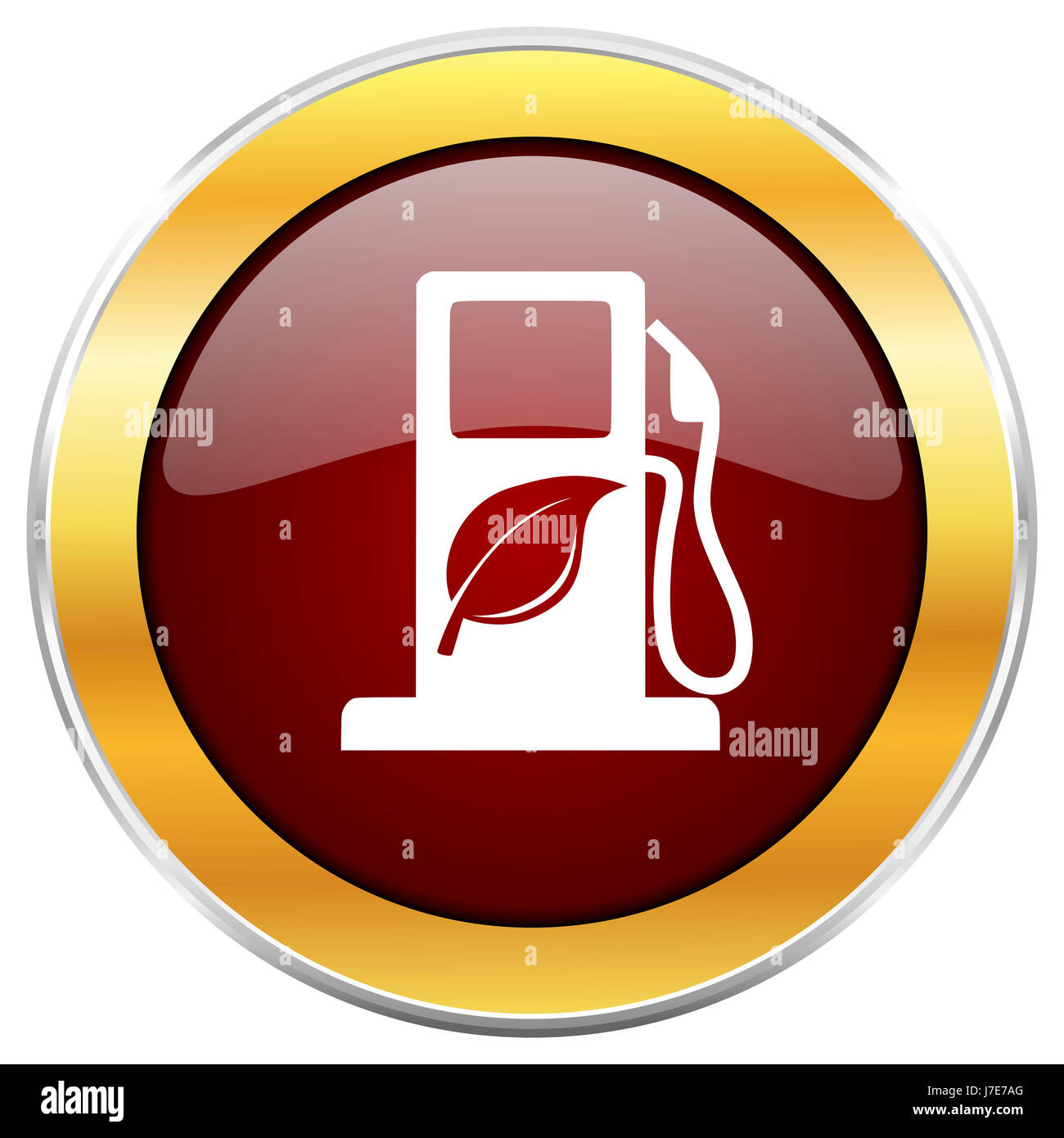 Biofuel icon golden border hi-res stock photography and images - Alamy