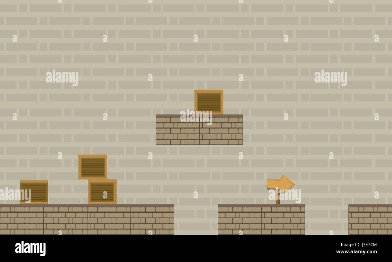 Wall game background style vector art Stock Vector Image & Art - Alamy