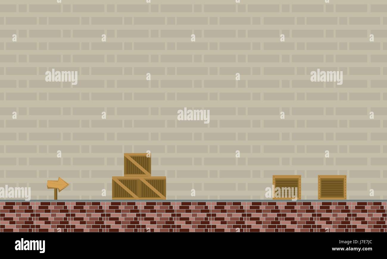 Game background with wall collection Stock Vector Image & Art - Alamy