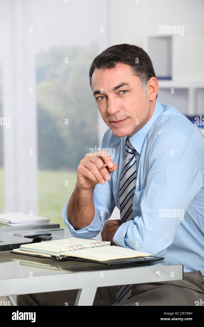 blue office laptop notebook computers computer closeup portrait blank ...