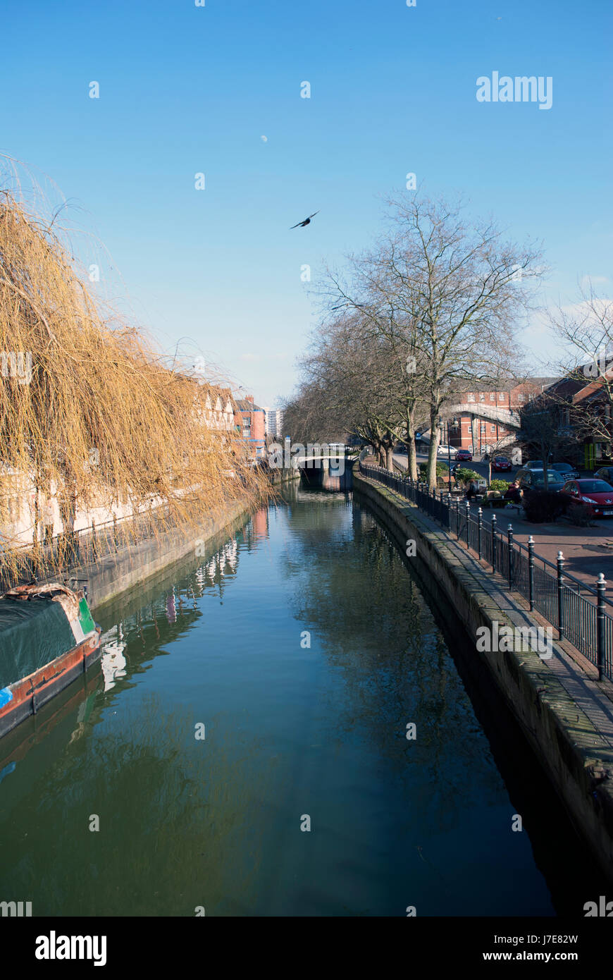 River Witham in the centre of Lincoln Stock Photo - Alamy