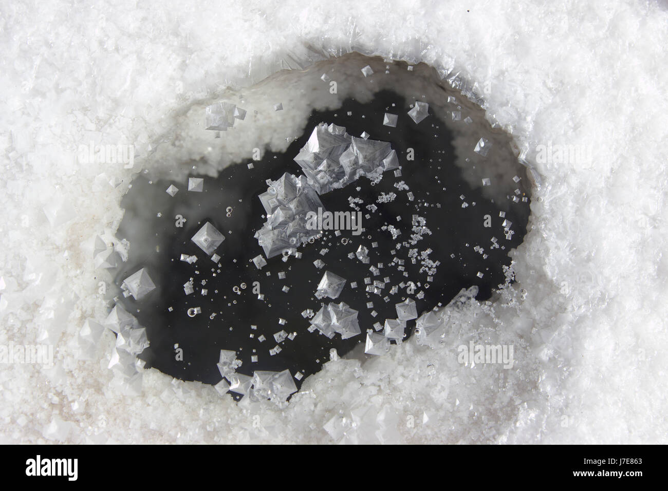 Hopper crystals of Halite, Salinas Grandes del Noroeste, Jujuy Province ...