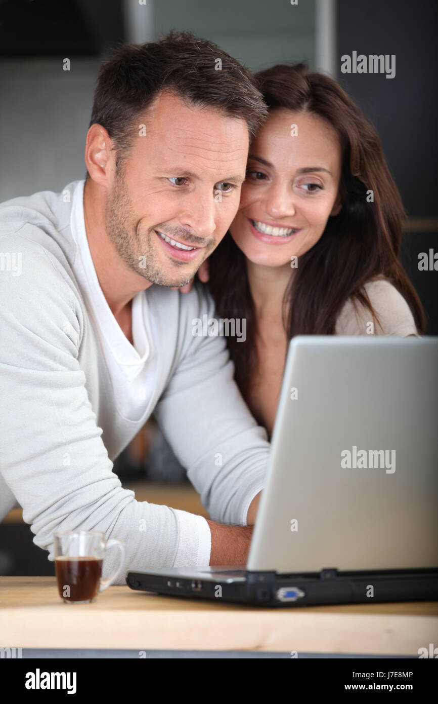 woman cup laptop notebook computers computer laugh laughs laughing twit ...