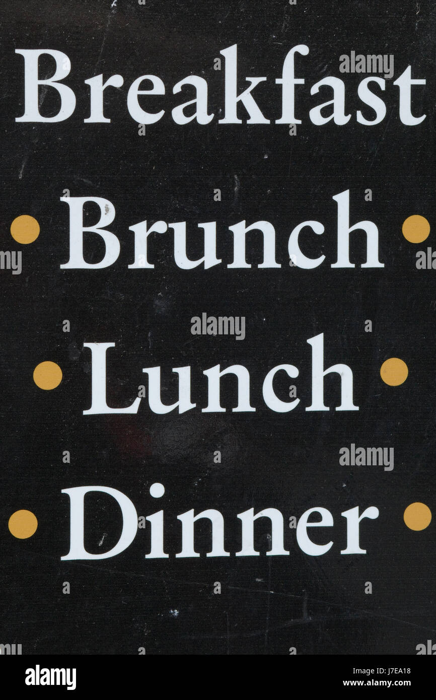 Menu chalk written black board hi-res stock photography and images - Alamy