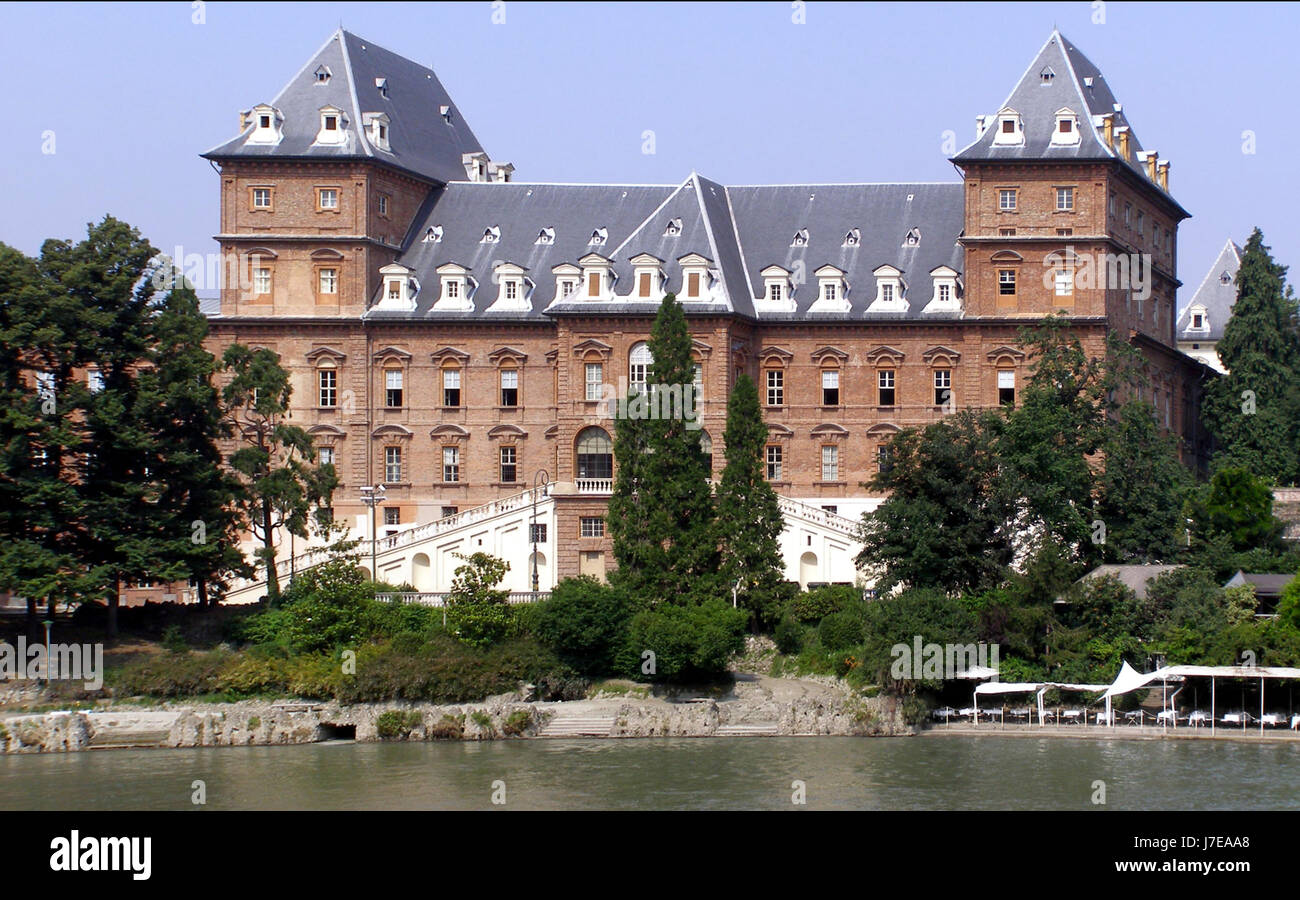 castle del italy chateau city town monument baroque europe vintage ...