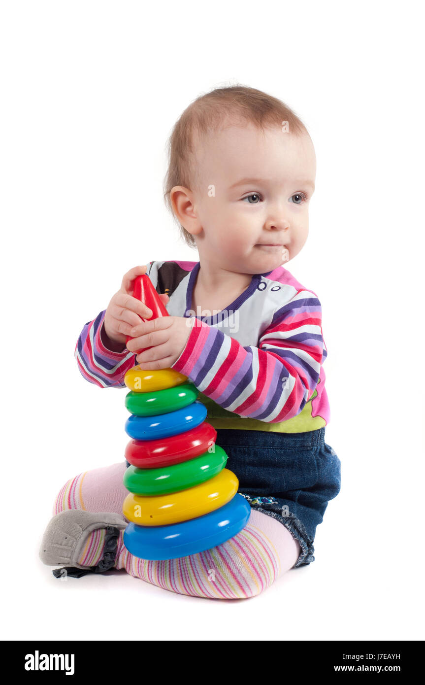 portrait small tiny little short toy studio pyramid funny delighted ...