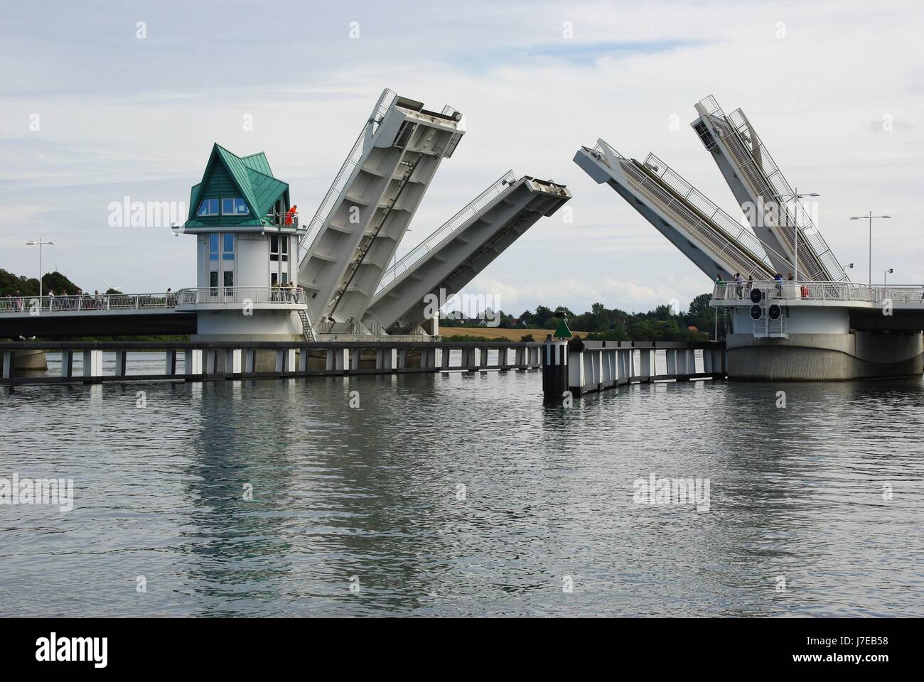 bascule bridge kappeln,schlei Stock Photo - Alamy