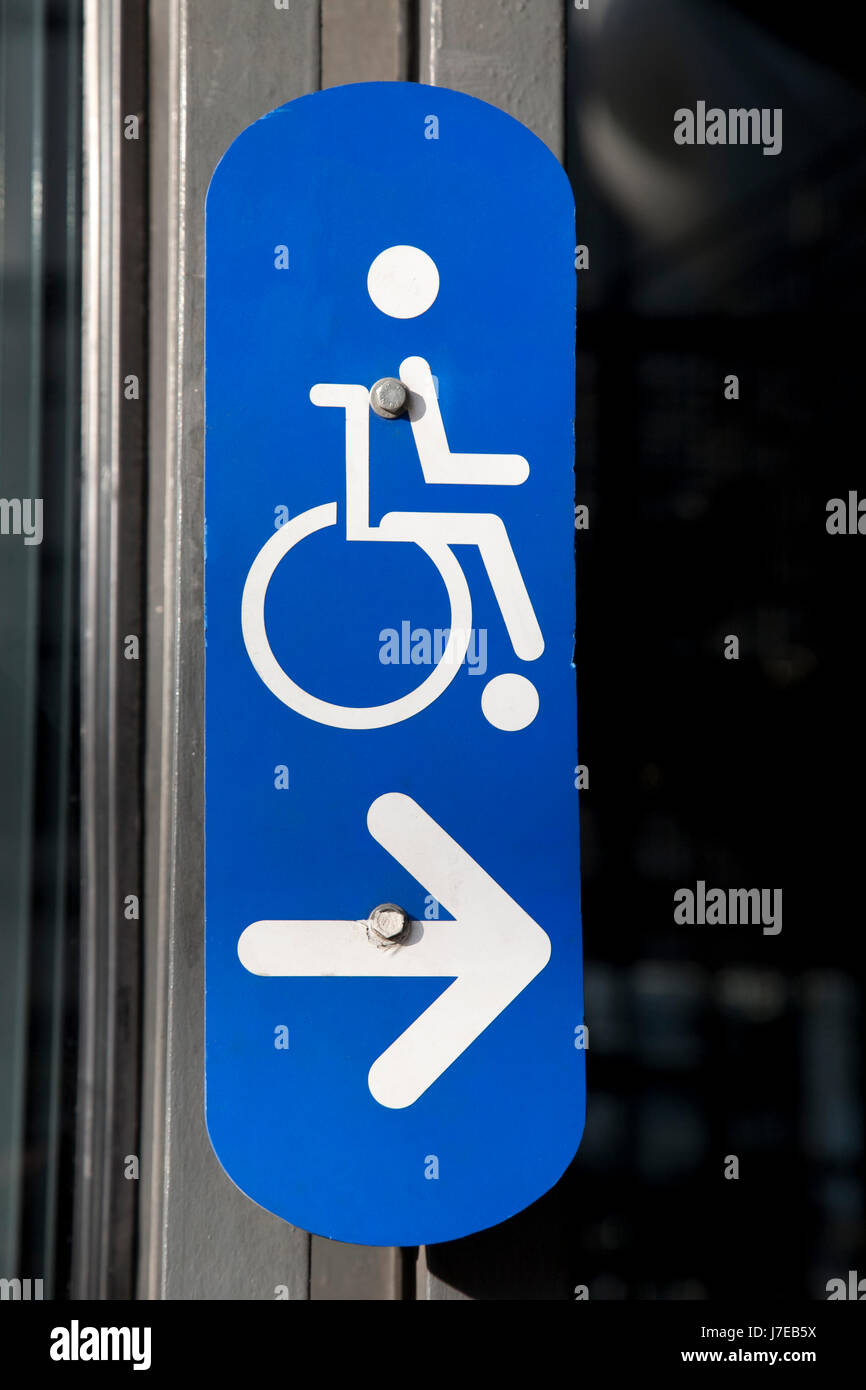 equality chair blue disabled sign building entrance accessability equal ...