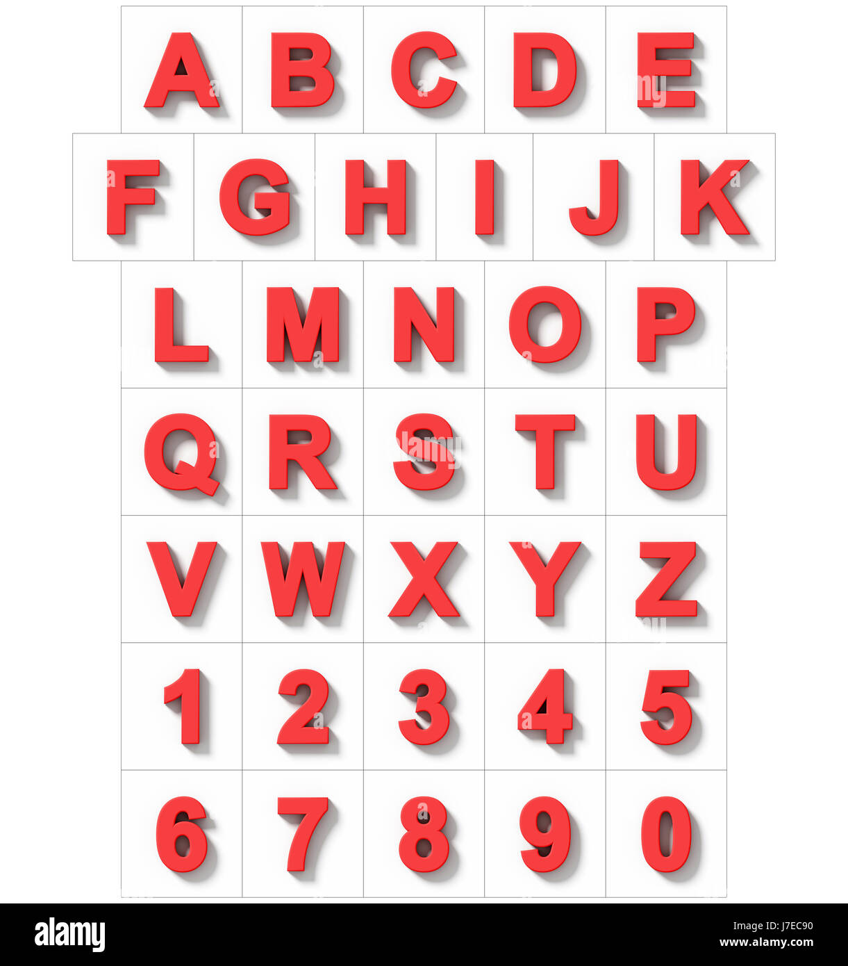 Numbers red white hi-res stock photography and images - Alamy