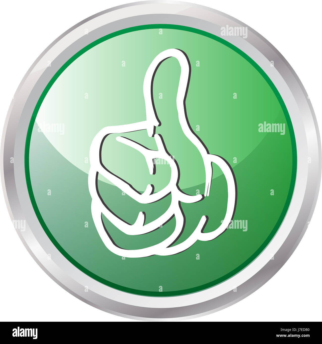 button thumbs up Stock Photo - Alamy