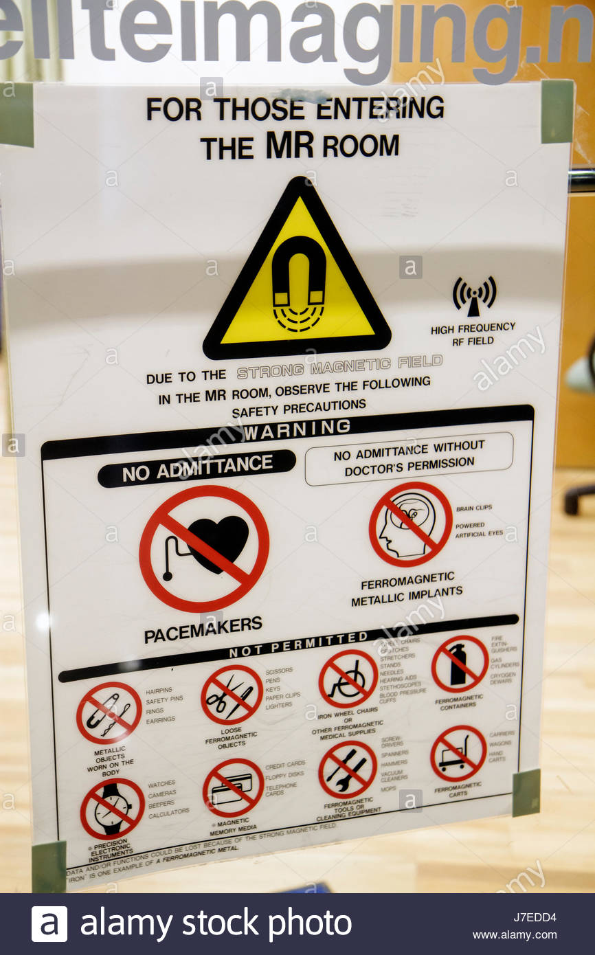 Magnetic Field Warning Sign Stock Photos & Magnetic Field Warning Sign ...
